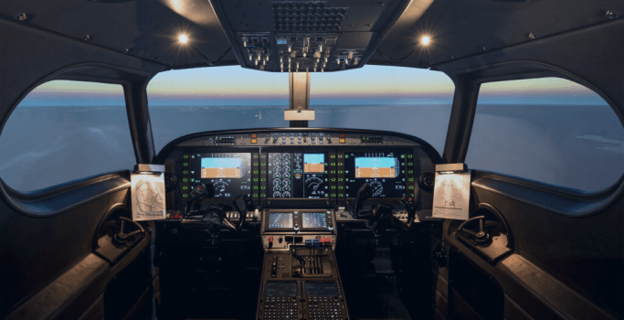 Alsim AL250 flight simulator - UnitedSky